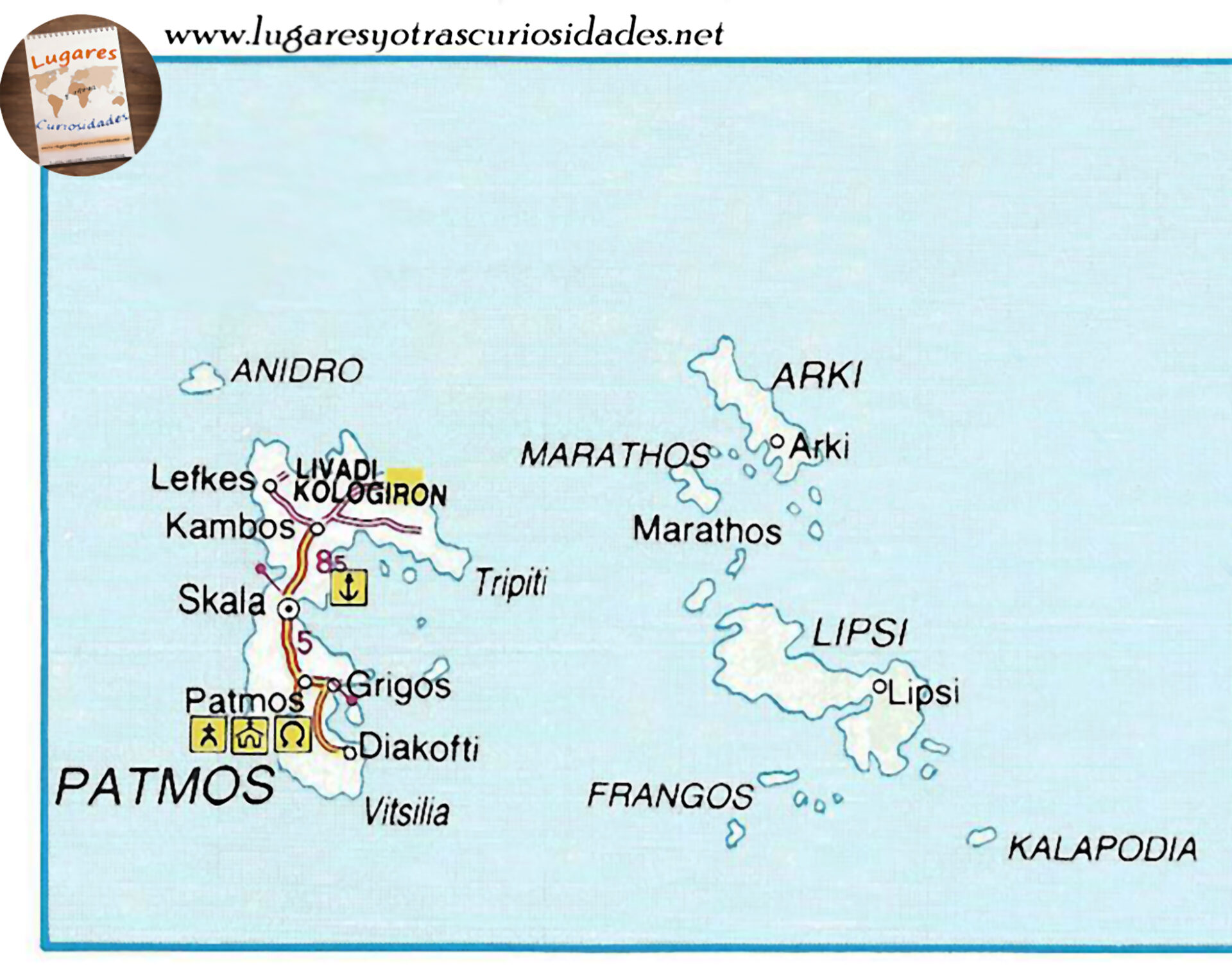 Patmos la isla sagrada del Dodecaneso - Lugares y otras Curiosidades