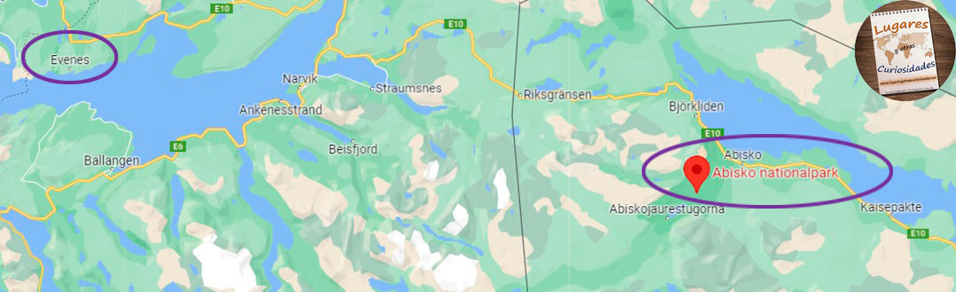 - Lugares y otras Curiosidades Abisko, trineo con perros, los Sami